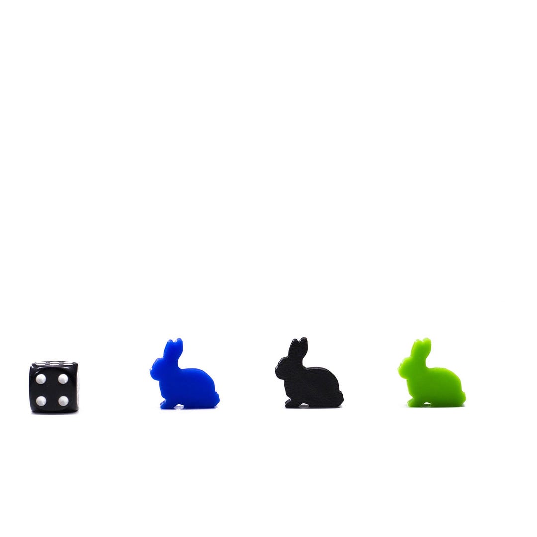 Meeples Rabbit Farm Animal Figures | Board Games Game Dnd Accessories ...