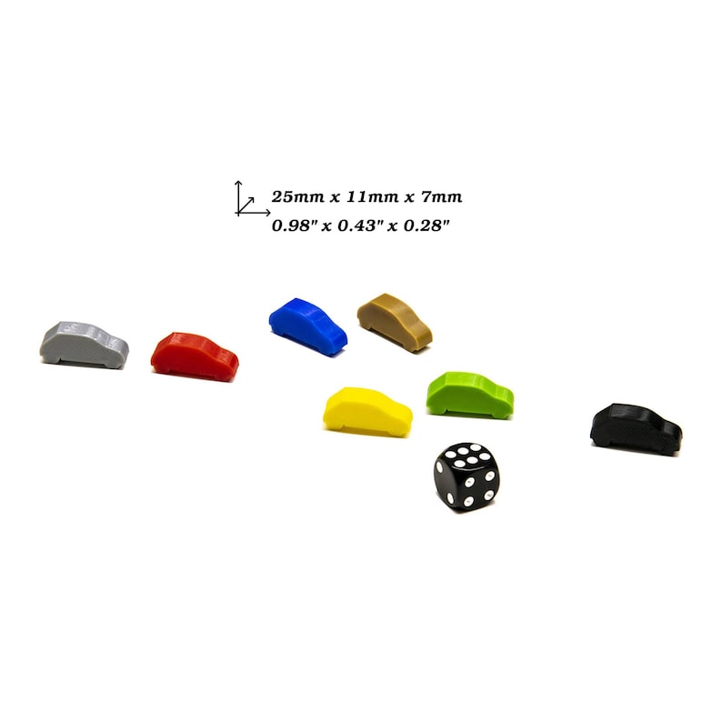 Car Tokens for Board Games - Dnd Board Game Accessories Pieces Upgrade ...