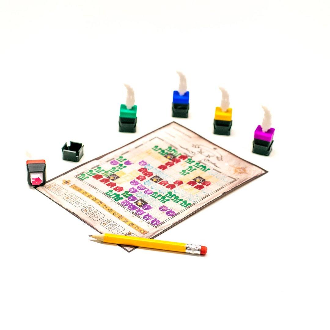 Cartographers Stamps Upgrade | Board Game Dnd Gaming Bits Meeples ...