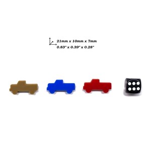 Jeep ATV Car Tokens for Board Games - Dnd Board Game Accessories Pieces ...