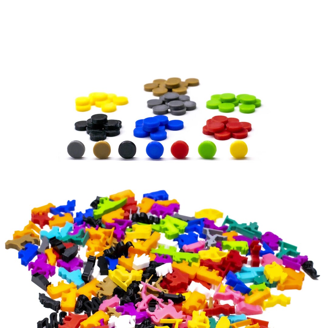 Disc 12x4mm Counter Tokens for Board Games - Dnd Board Game Accessories ...