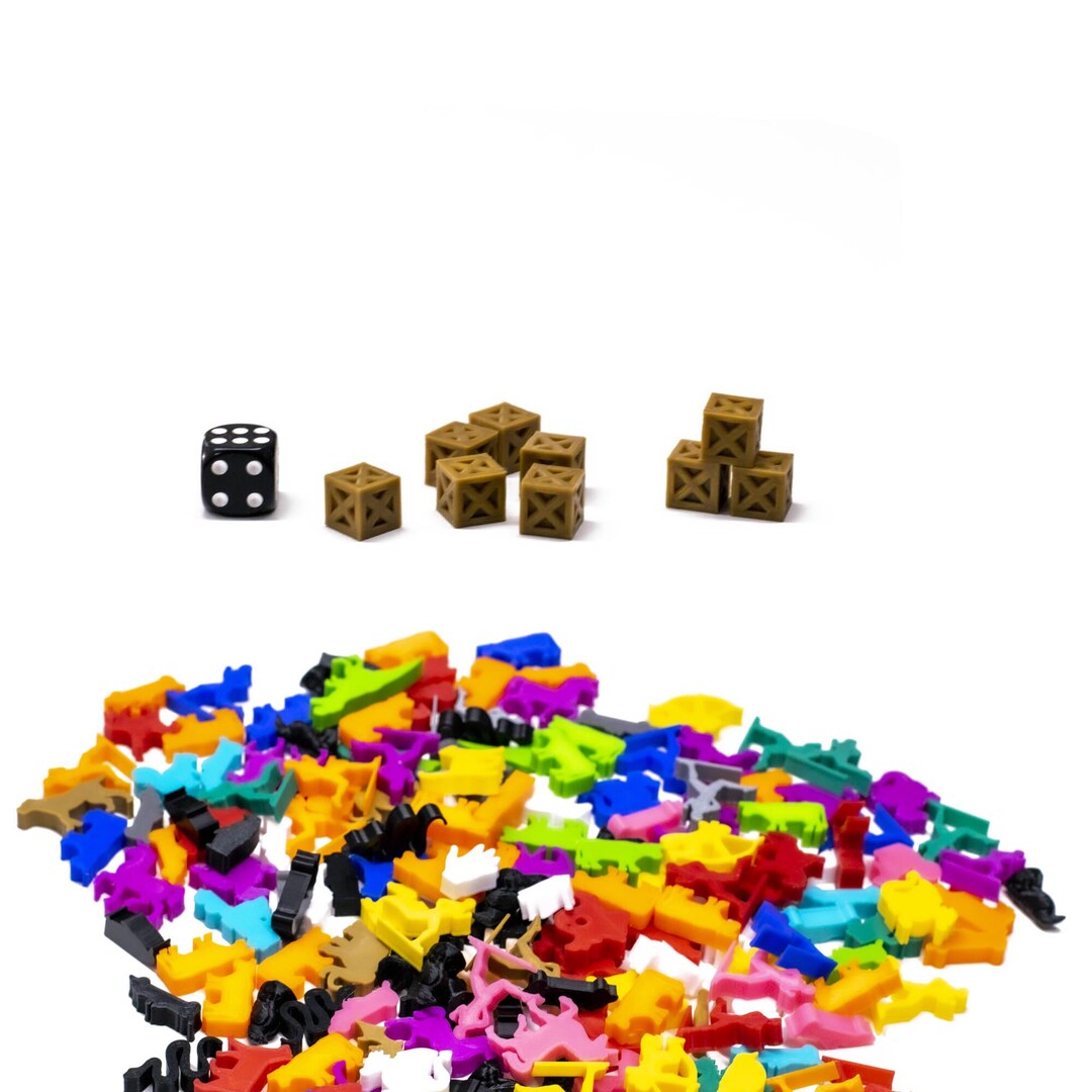 Crate Resource Tokens | Board Games Gaming Bits Figures Meeples Game ...