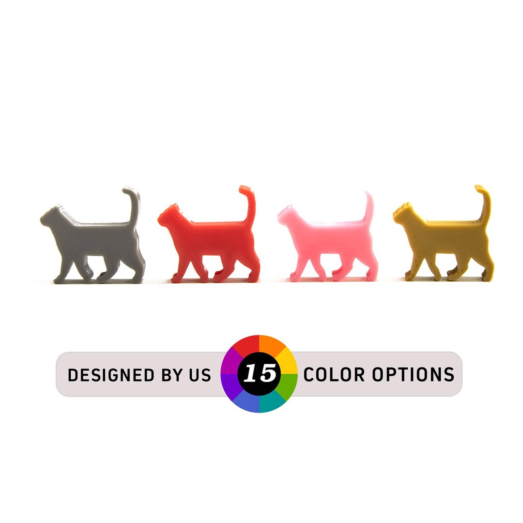 Meeples Cat Kitty Animal Figures | Board Games Game Dnd Accessories ...