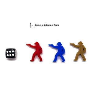 Sheriff, Cowboy Meeple Token for Board Games - Dnd Board Game ...