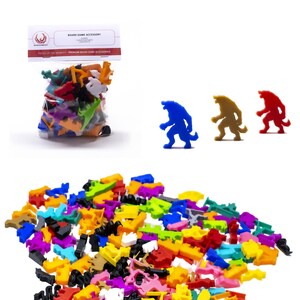Werewolf Meeple Figures for Board Games - Board Game Tokens Dnd ...