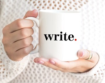 Writer Mug Author Mug Gifts for Writers Women Please Do Not - Etsy