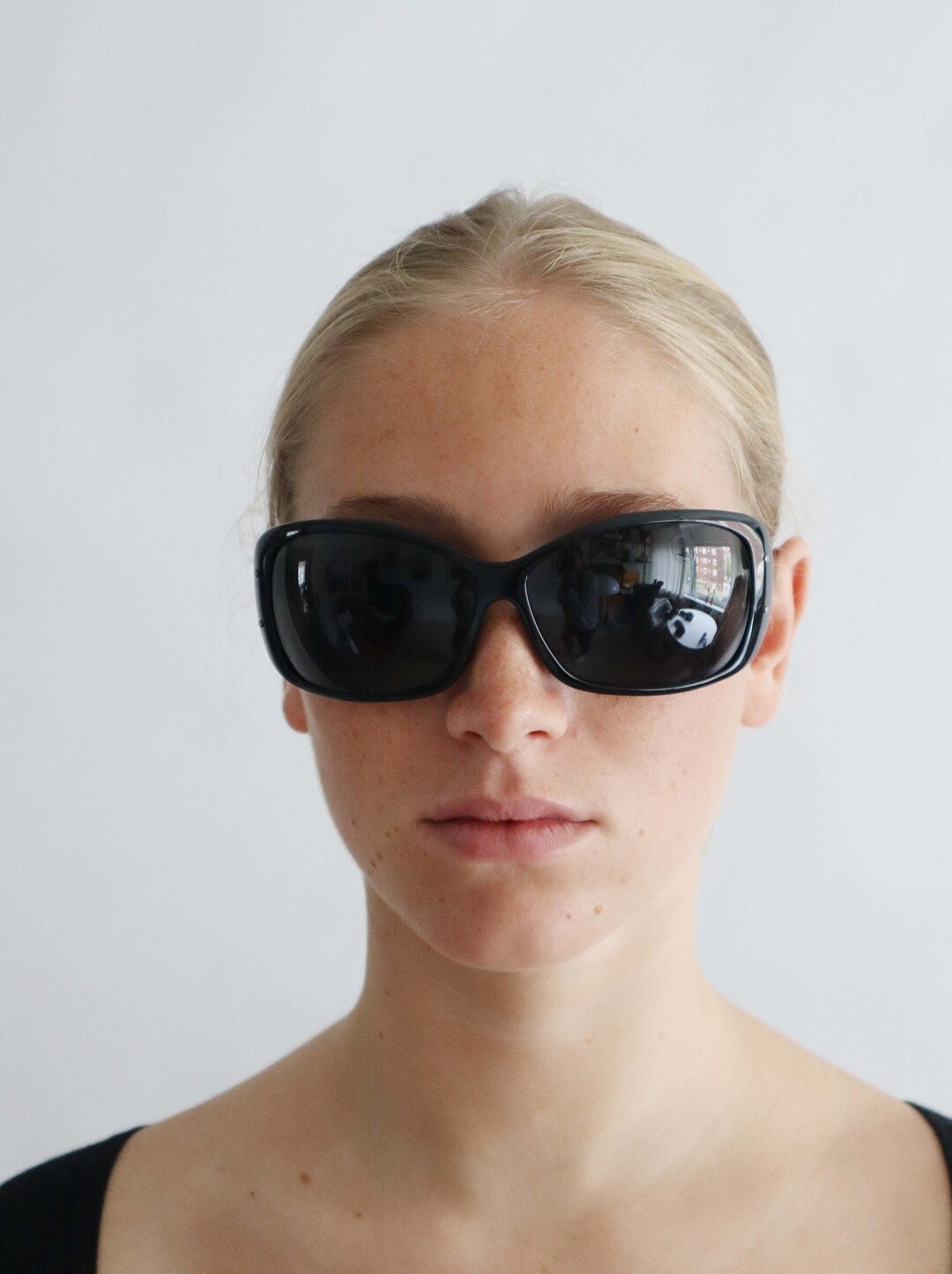 Prada Y2k Black Vintage Sunglasses Etsy