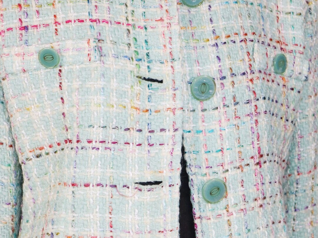 Vintage Pastel Boucle Jacket - Etsy