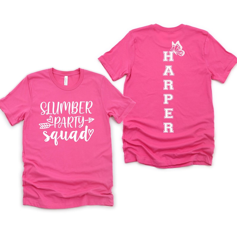 Slumber Party Squad Shirt - Etsy
