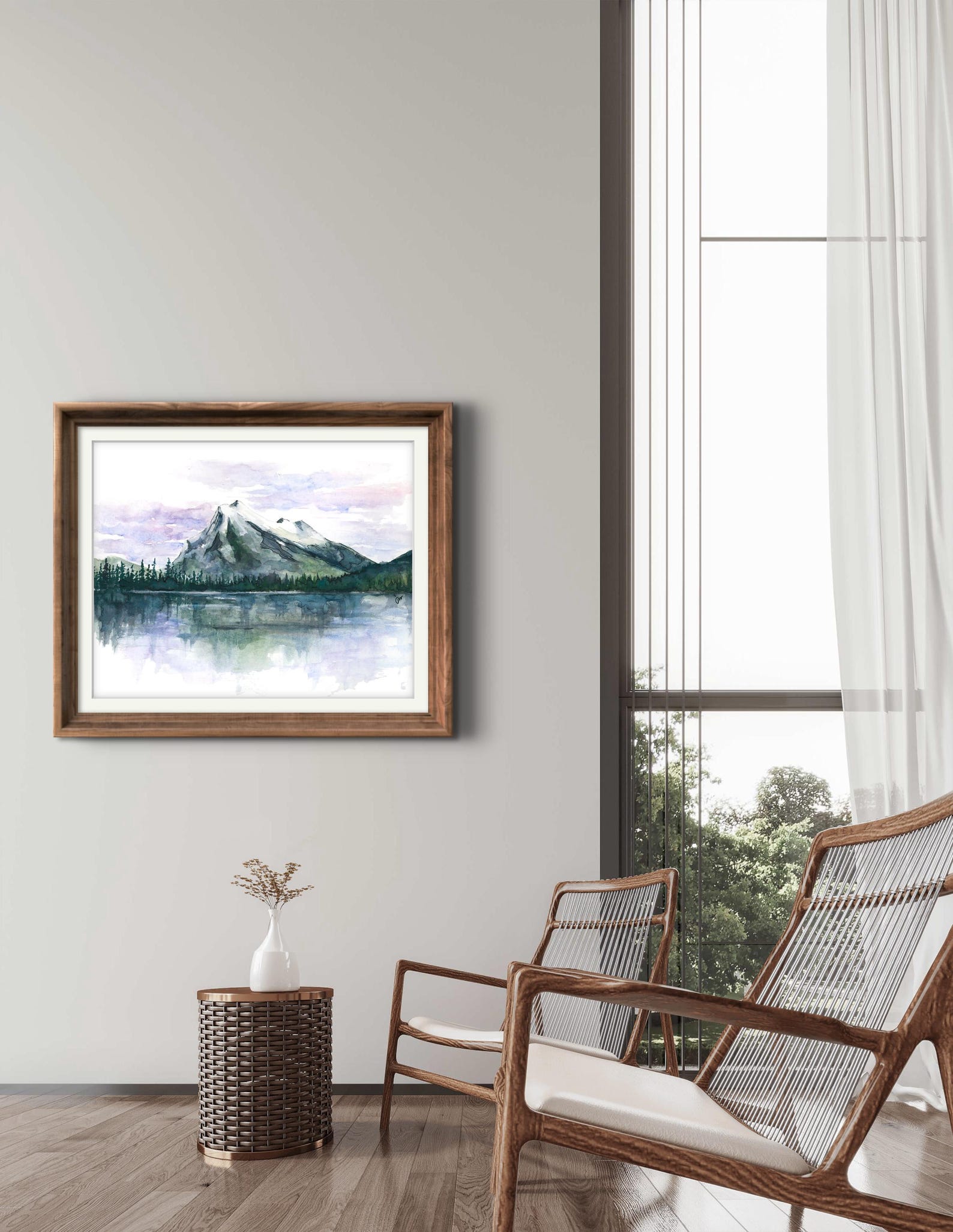 Rundle Mountain 2 - 16x20 Fine Art Print - Etsy