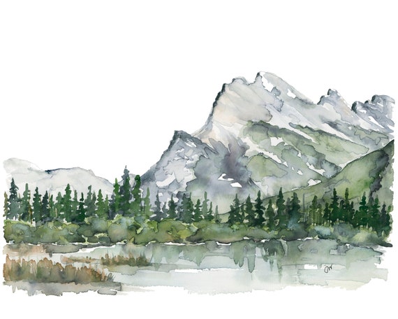 Rundle Mountain 11x14 Fine Art Print - Etsy India