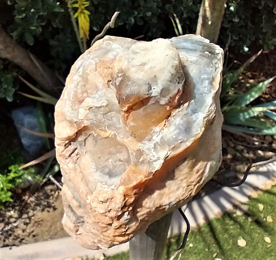 Chapenite Weights 1.8 Pounds, the Stone is Translucent and Has Cavities ...