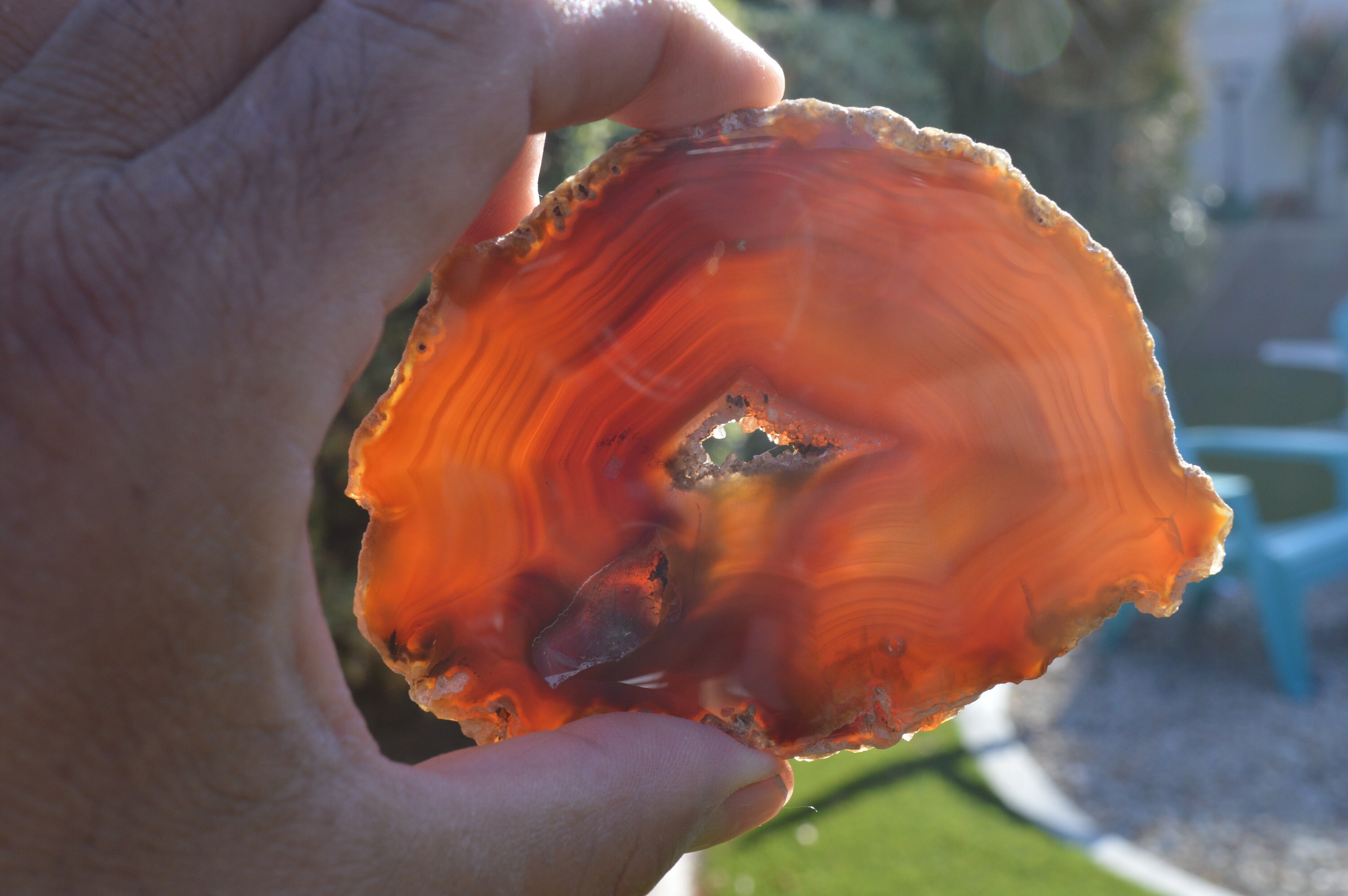 Brazilian Carnelian Agate Polished face slab. 4 long | Etsy