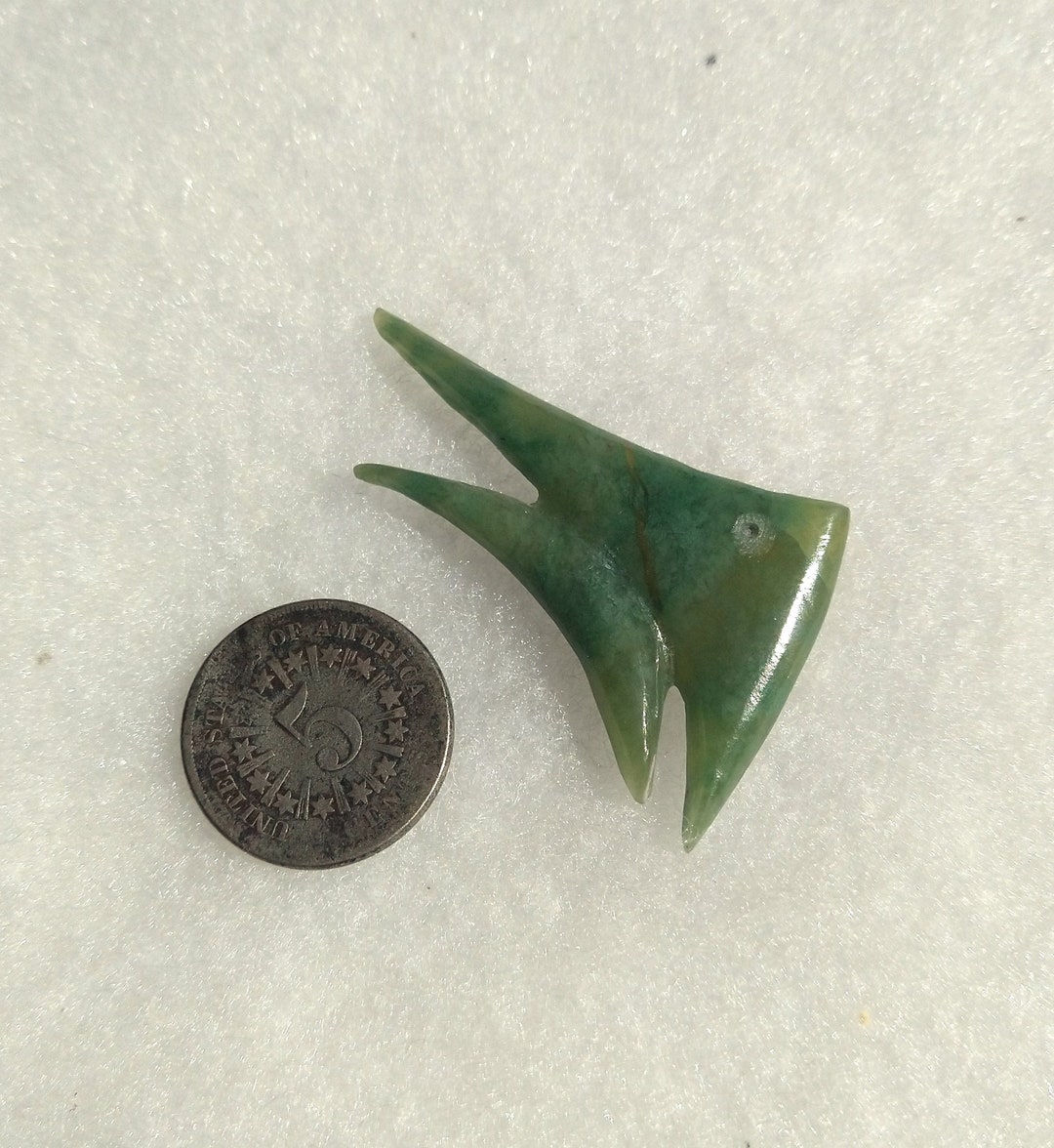 Jade Reef Fish Carved From Jade - Etsy