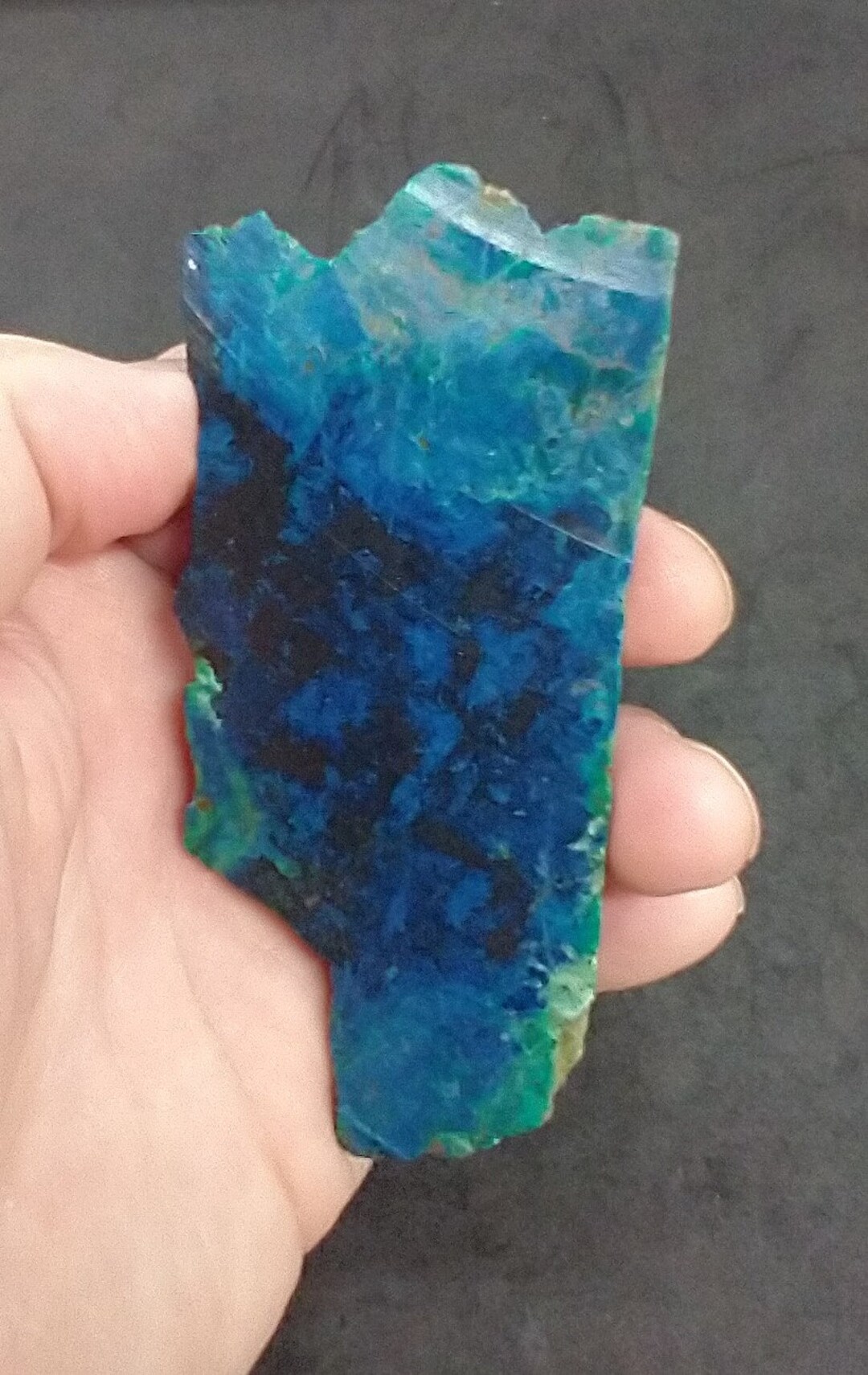 Chrysocolla Slab, Arizona Chrysocolla With Cuprite. - Etsy