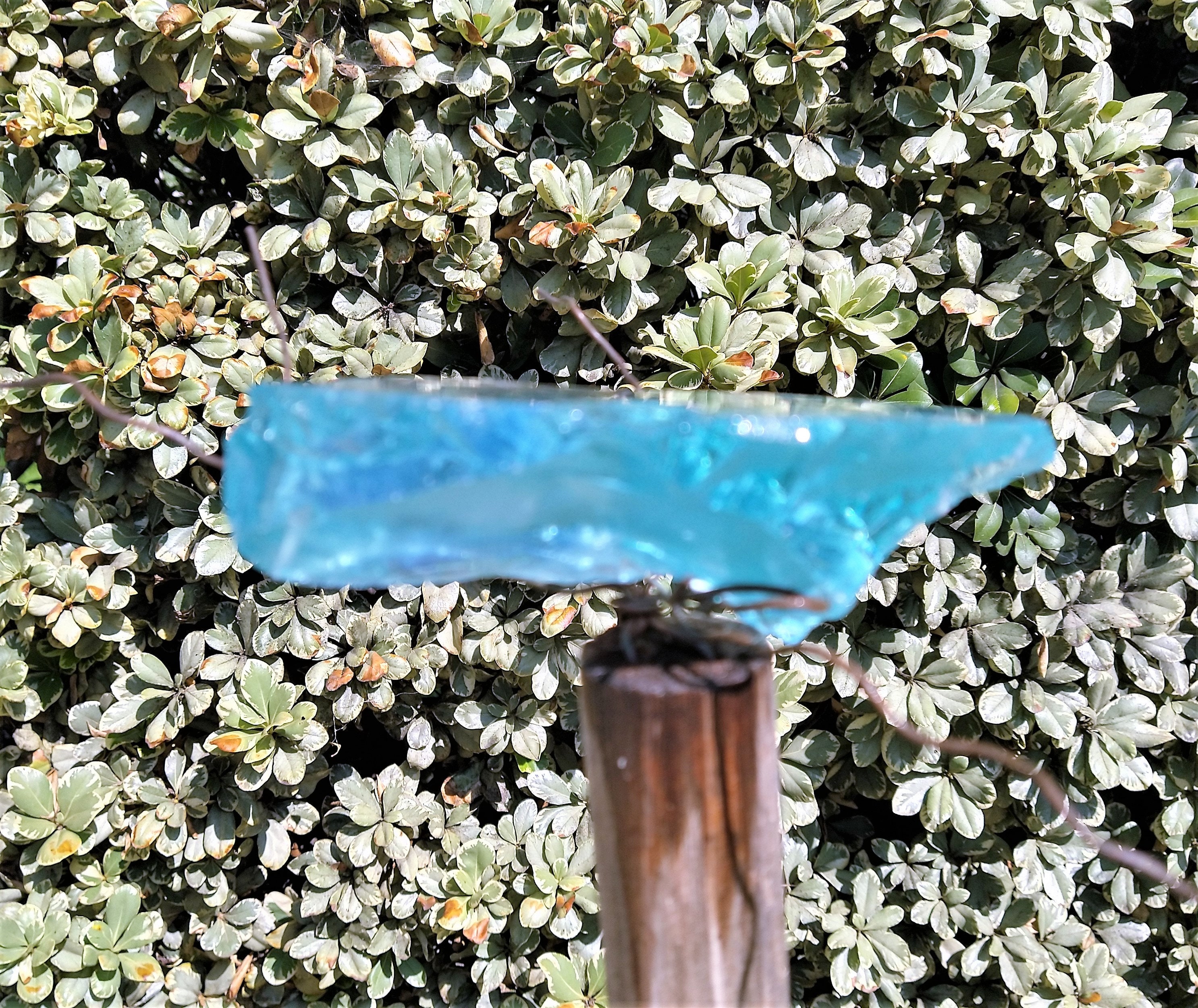 Beautiful Big Aqua Blue-green Slag Glass Chunk No Visible - Etsy