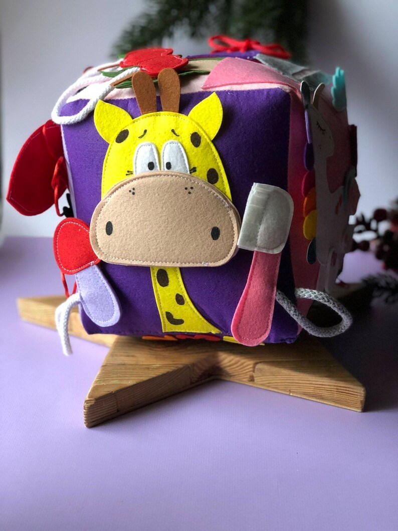 Quiet Felt Cube for Kids is a Clever Montessori Toy Activity - Etsy