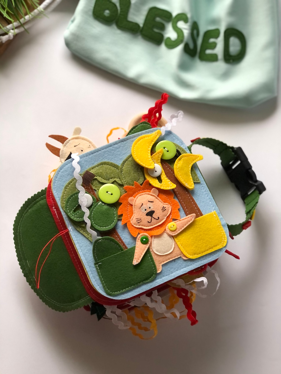 Quiet Book . Felt Book Baby Activity Book Personalised Quiet | Etsy