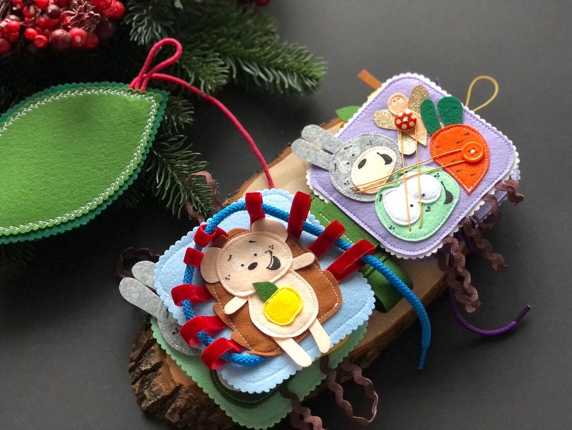 Baby Activity Book From 6 Month to 2 Years Educational Felt - Etsy