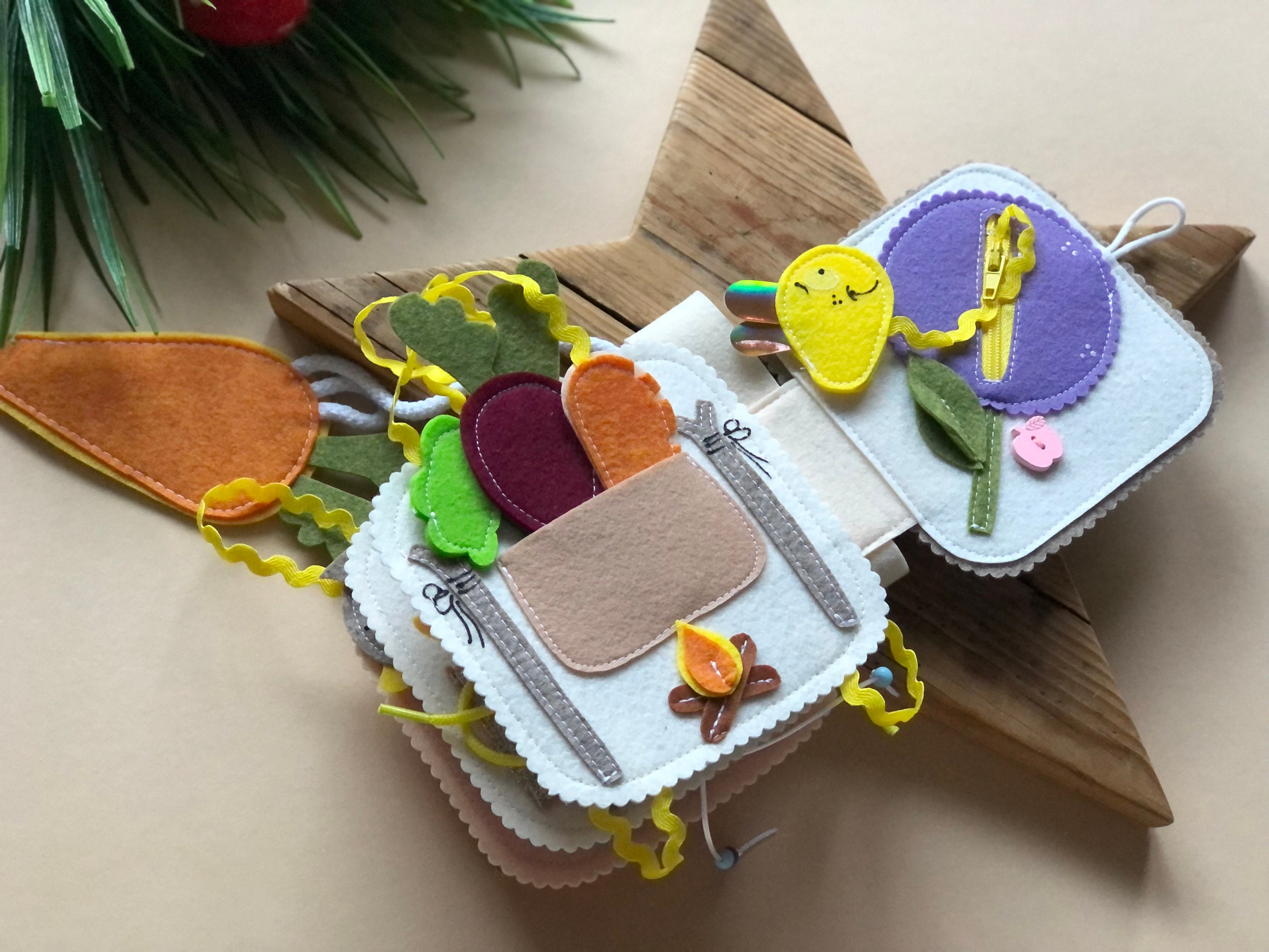 Personalised Felt Quiet Book From 6 Month to 2 Years | Etsy