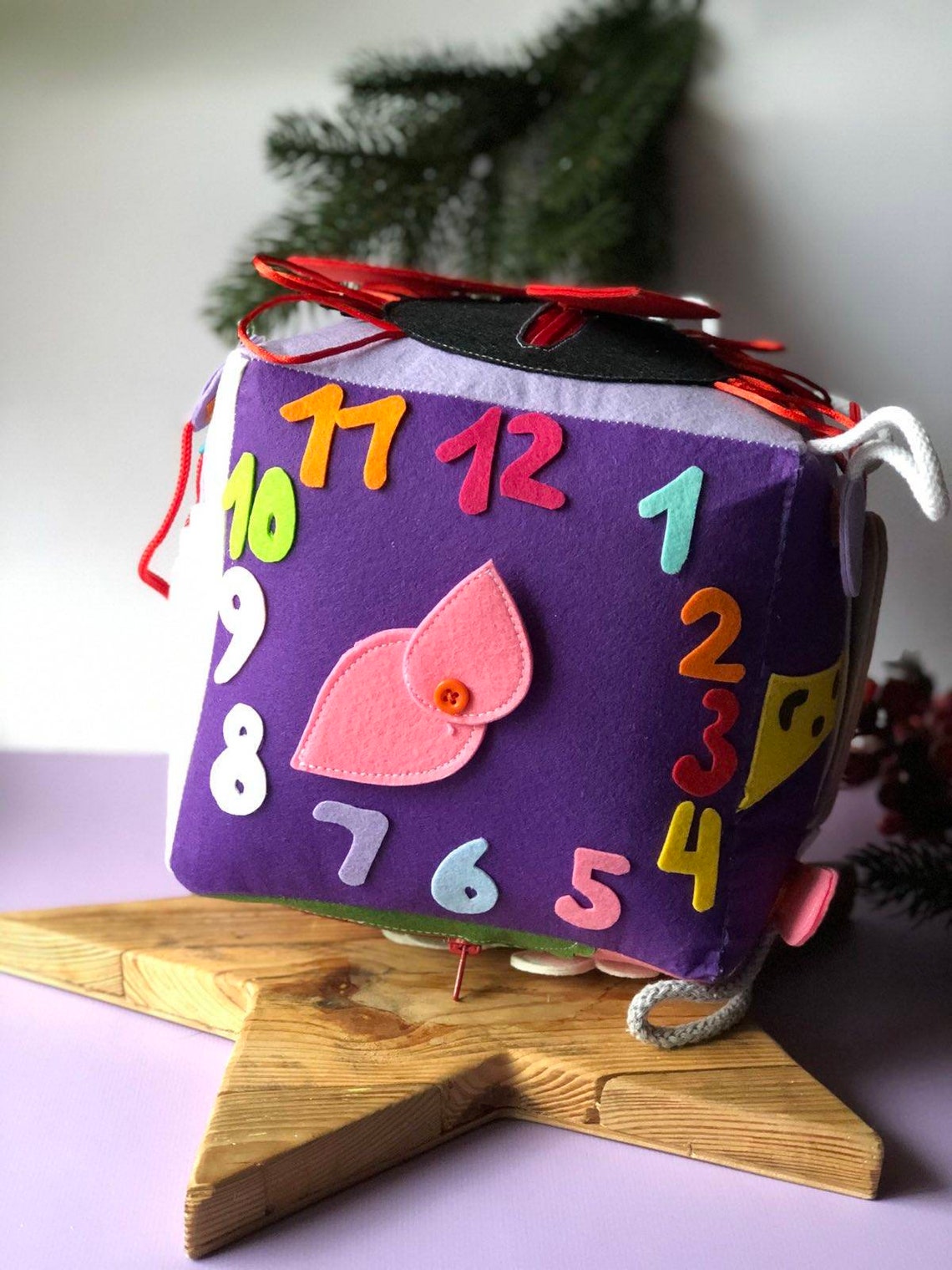 Quiet Felt Cube for Kids is a Clever Montessori Toy Activity - Etsy