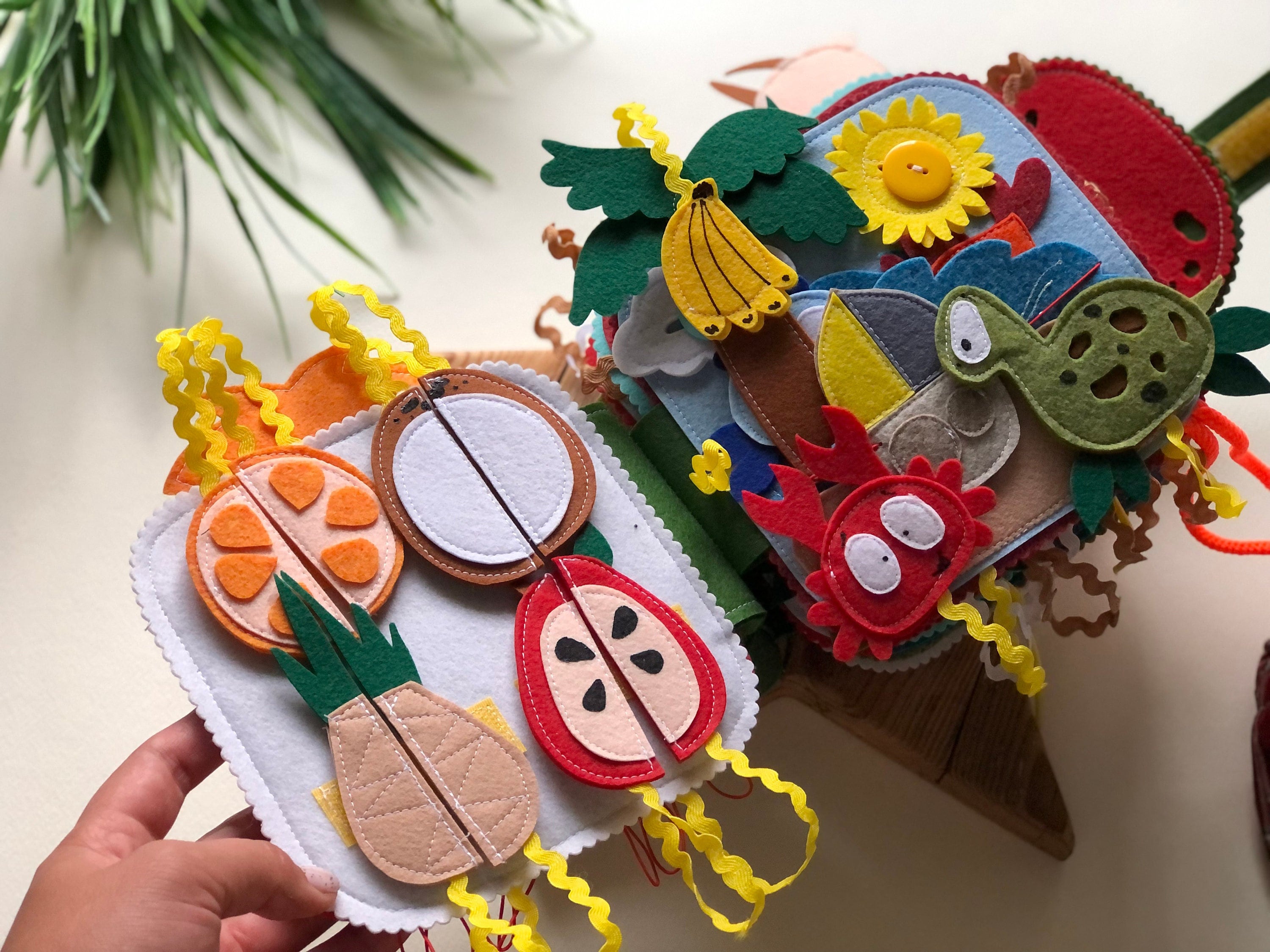 Quiet Book . Felt Book Baby Activity Book Personalised Quiet | Etsy