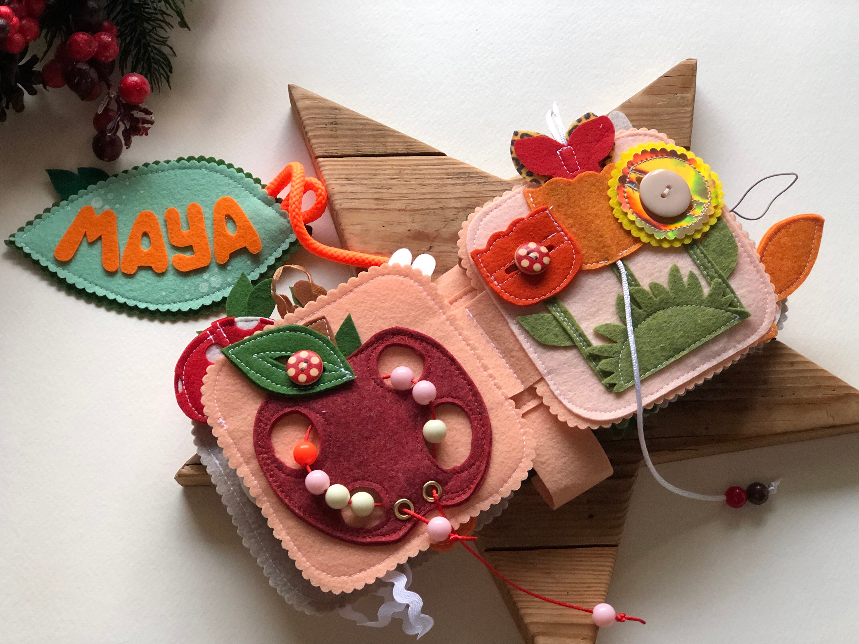 Personalised Felt Quiet Book From 6 Month to 2 - Etsy