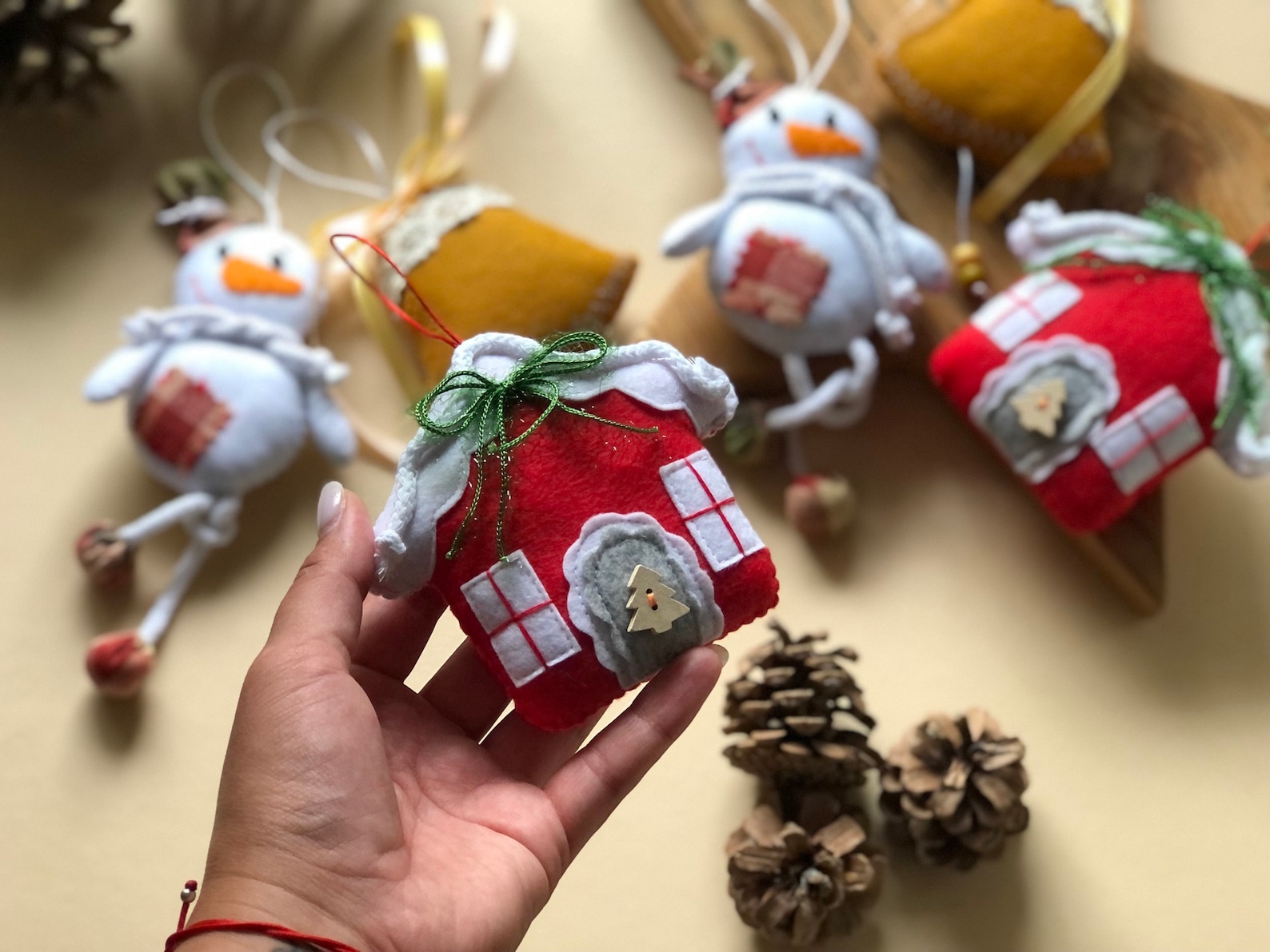 Decorative Fir Tree Made of Felt. Christmas Decor. Felt Tree - Etsy