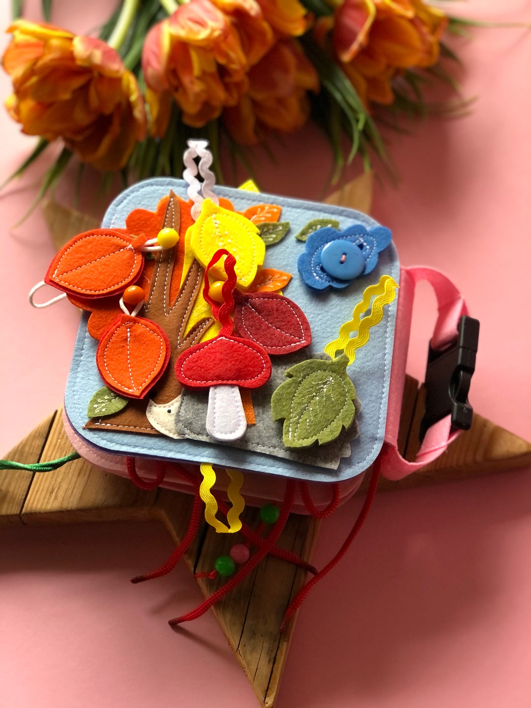 Activity Felt Book,quiet Book for Toddler Girl or Boy , Personalised ...