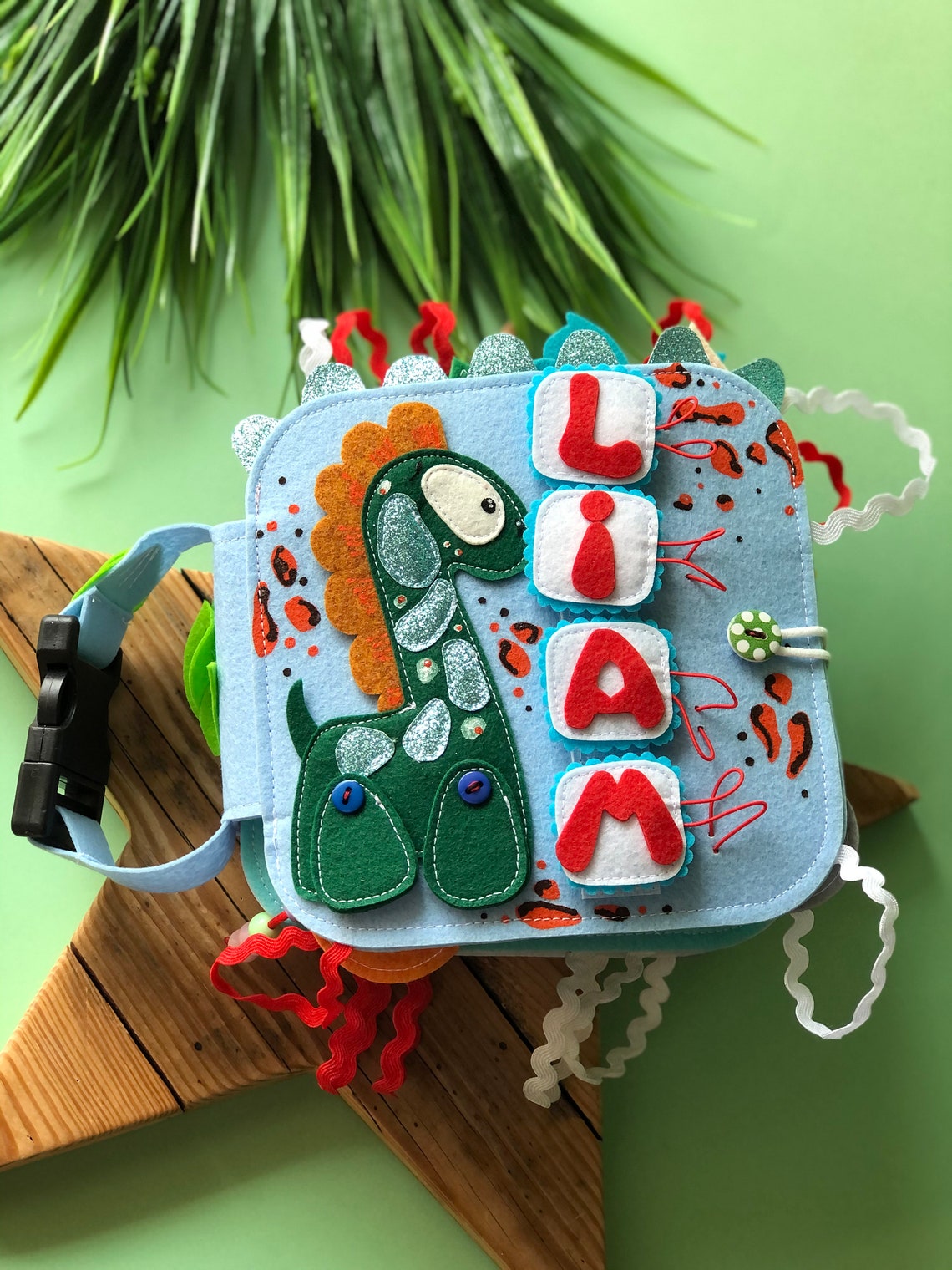 Personalised Quiet Book Sensory Soft Felt Book for Kids | Etsy