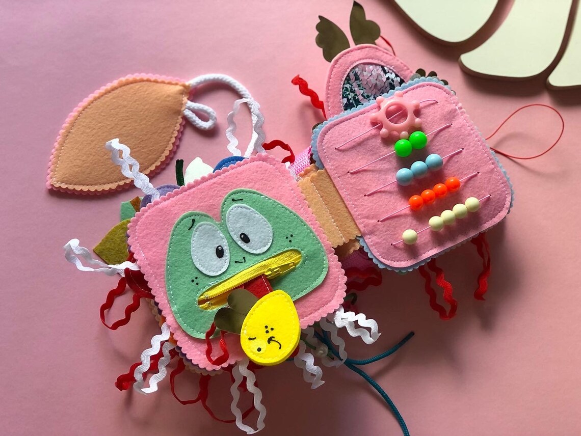 Personalised Felt Quiet Book From 6 Month to 2 Years - Etsy