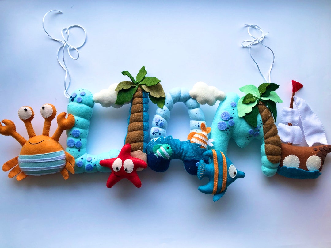 Personalised Garland, Name Garland, Name Felt Garland, Felt Name, Felt ...
