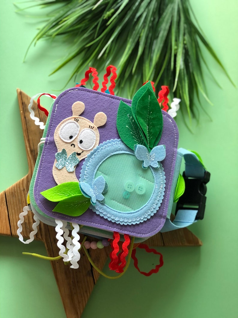 Personalised Quiet Book Sensory Soft Felt Book for Kids | Etsy