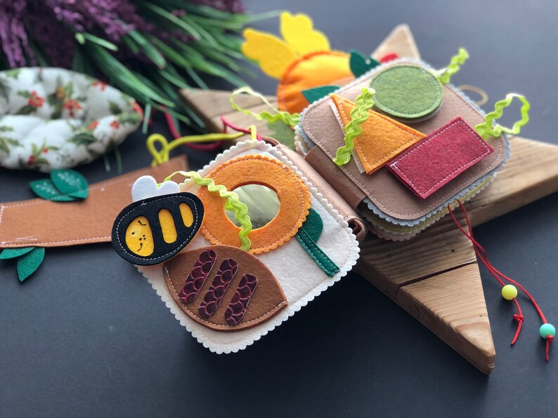 Personalised Felt Quiet Book From 6 Month to 2 - Etsy
