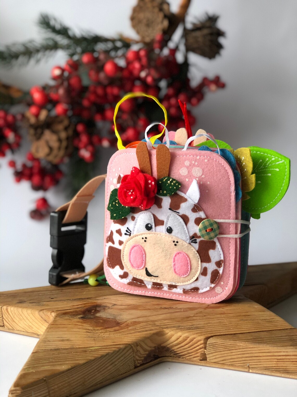 Personalised Quiet Busy Felt Book From 6 Months 2 Year. - Etsy