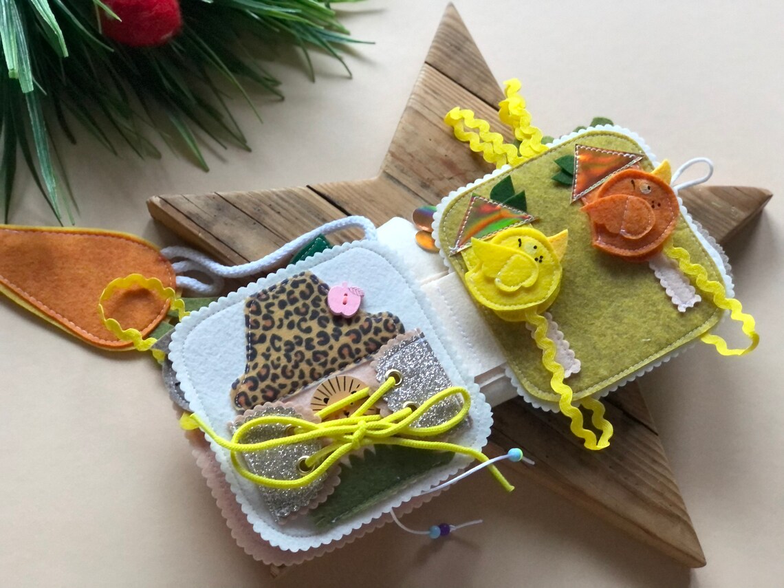 Personalised Felt Quiet Book From 6 Month to 2 Years | Etsy