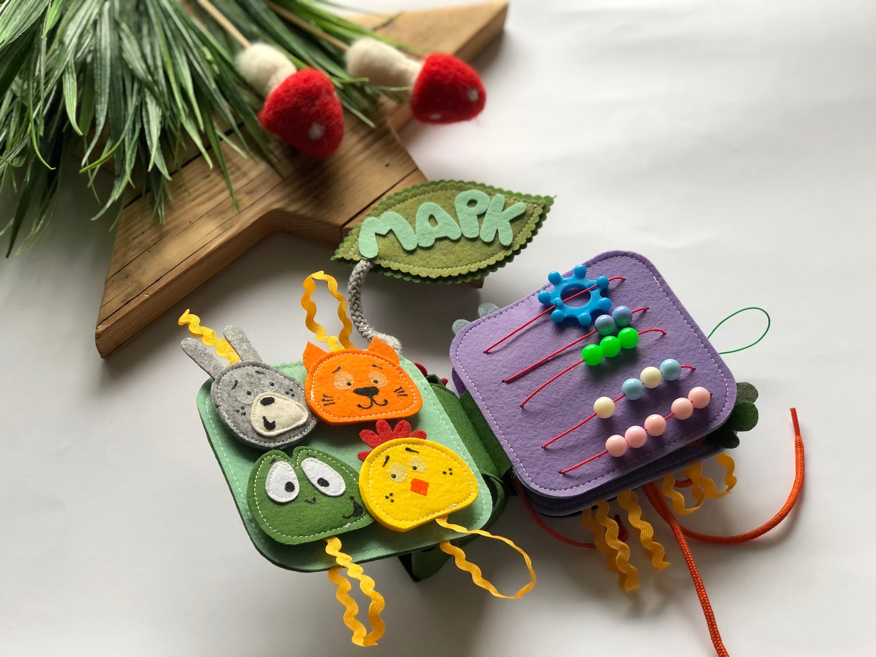 Baby Activity Book From 6 Month to 2 Years Educational Felt - Etsy