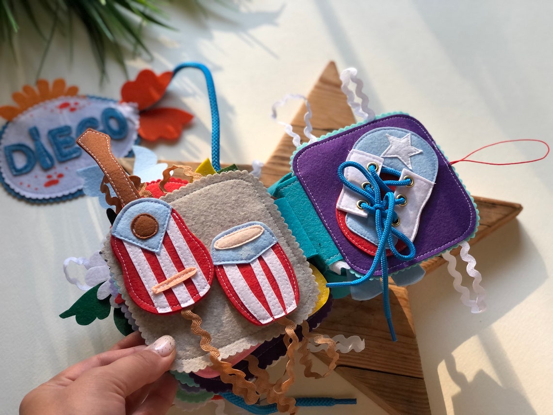 Personalised Felt Quiet Book From 6 Month to 2 Years - Etsy