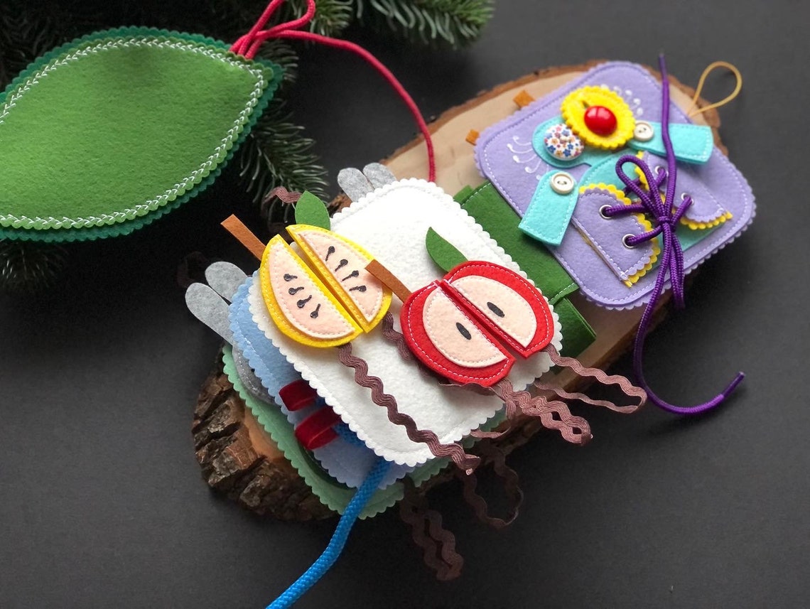 Baby Activity Book From 6 Month to 2 Years Educational Felt - Etsy