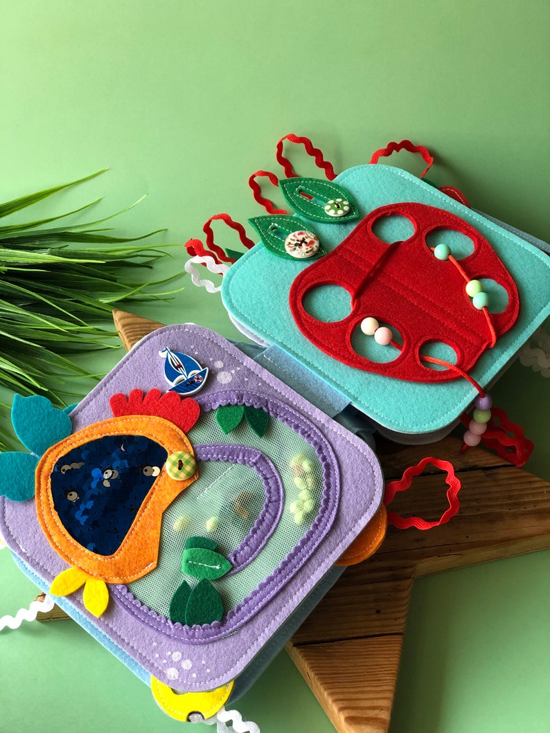 Personalised Quiet Book Sensory Soft Felt Book for Kids | Etsy