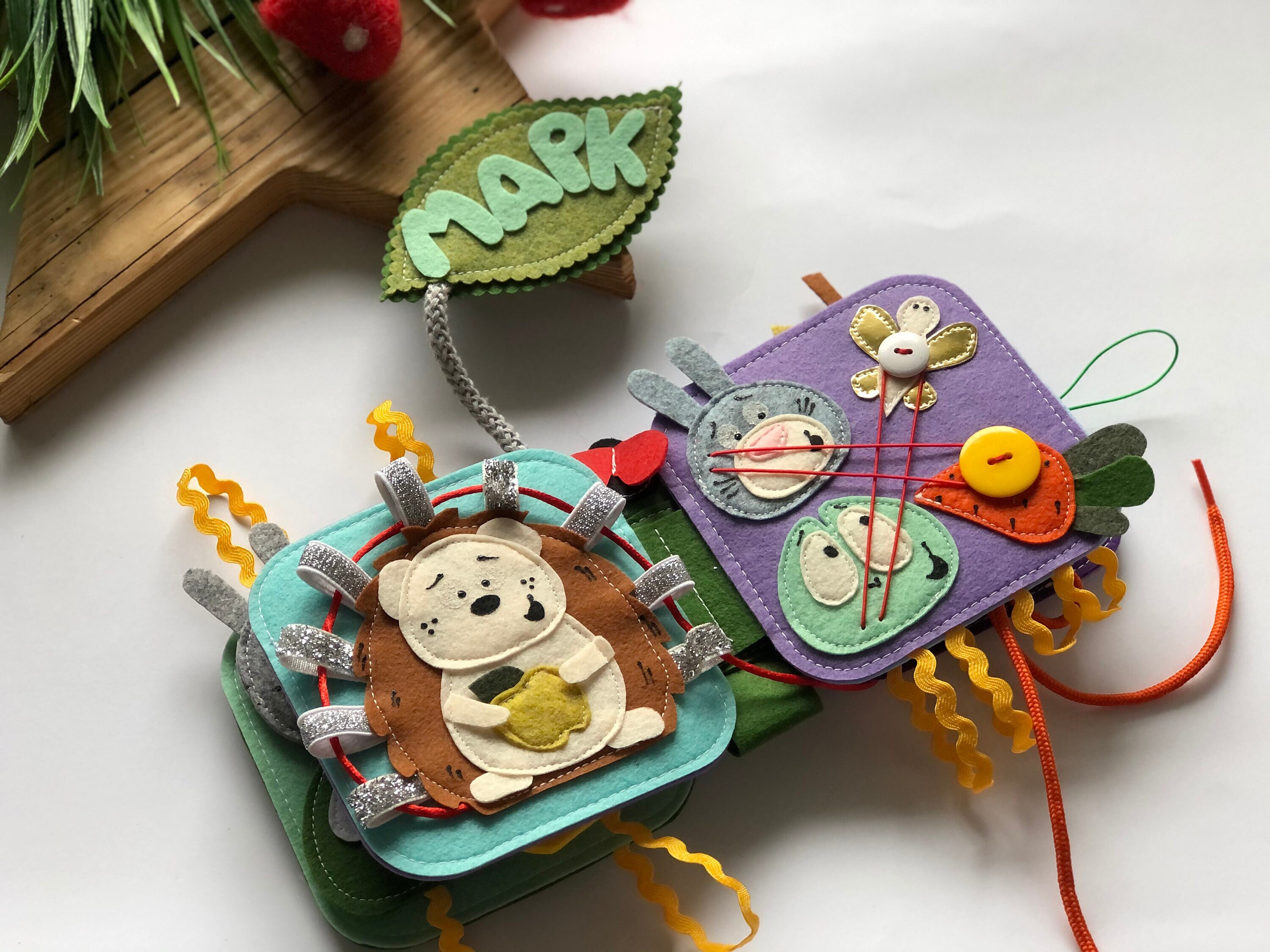 Baby Activity Book From 6 Month to 2 Years, Educational Felt Book,felt ...