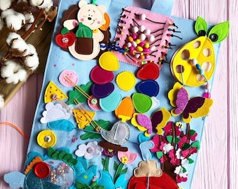 Toys Fidget toy Play mat Toddler activity mat Baby sensory mat Toys ...