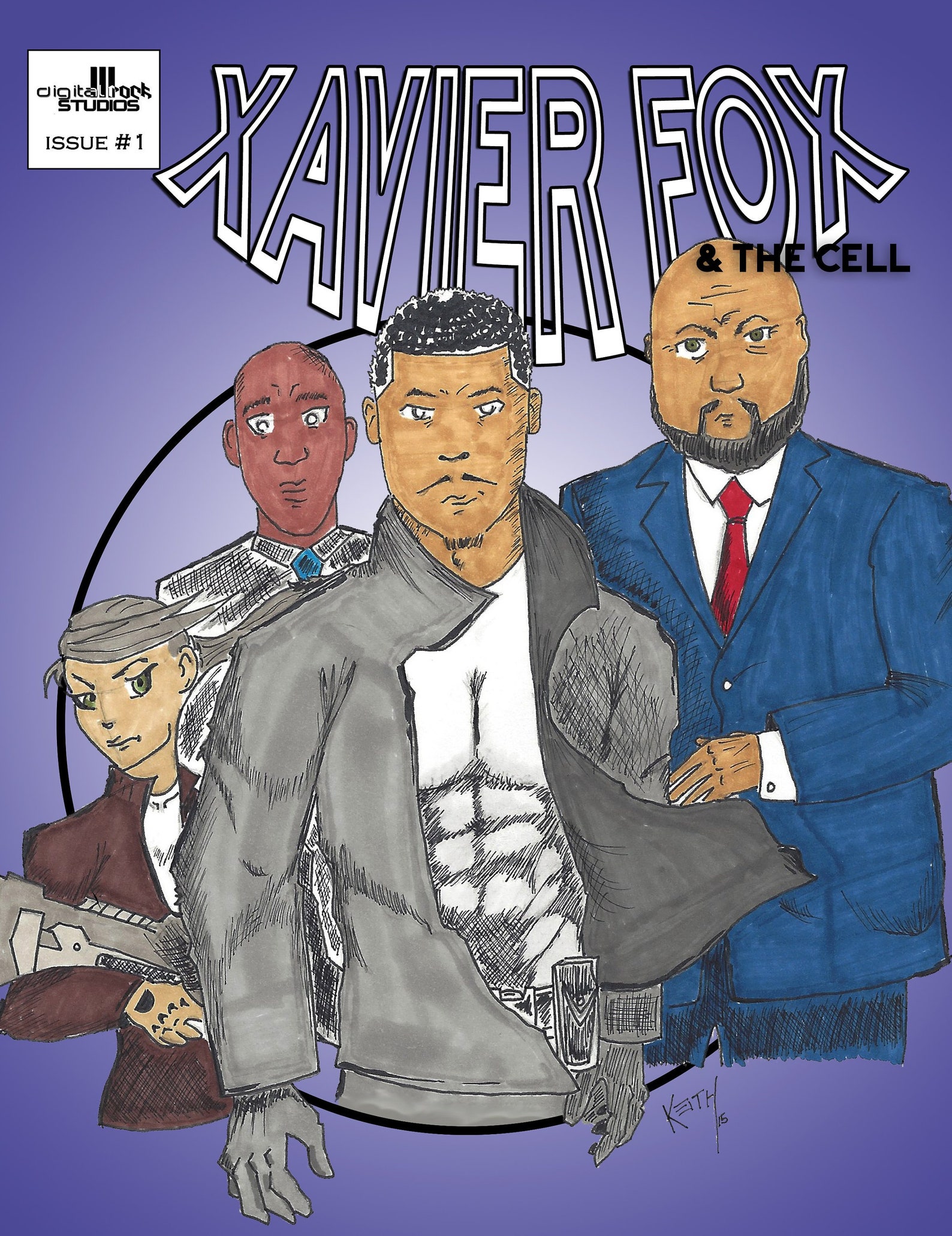 Xavier Fox Digital Comic (issue 1) - Etsy