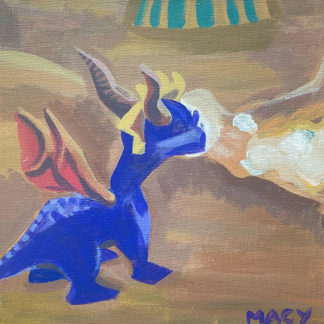 SPYRO THE DRAGON Peace Keepers Retro PS1 Fine Art 5x5” Print - Etsy
