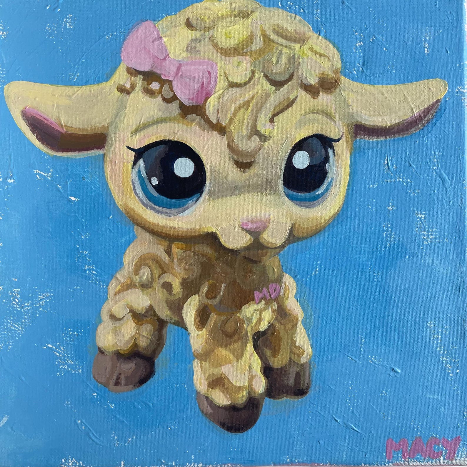 Sweet Lamb LITTLEST PET SHOP 7x7” Art Print - Etsy