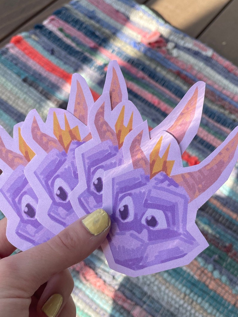Classic Spyro the Dragon Sticker Decal for Laptops 3” - Etsy