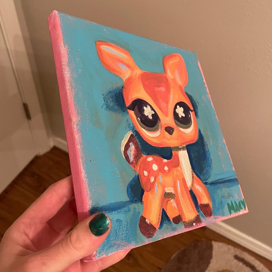 LPS Snowy Deer Littlest Pet Shop 8x8” Original Littlest Pet Shop ...