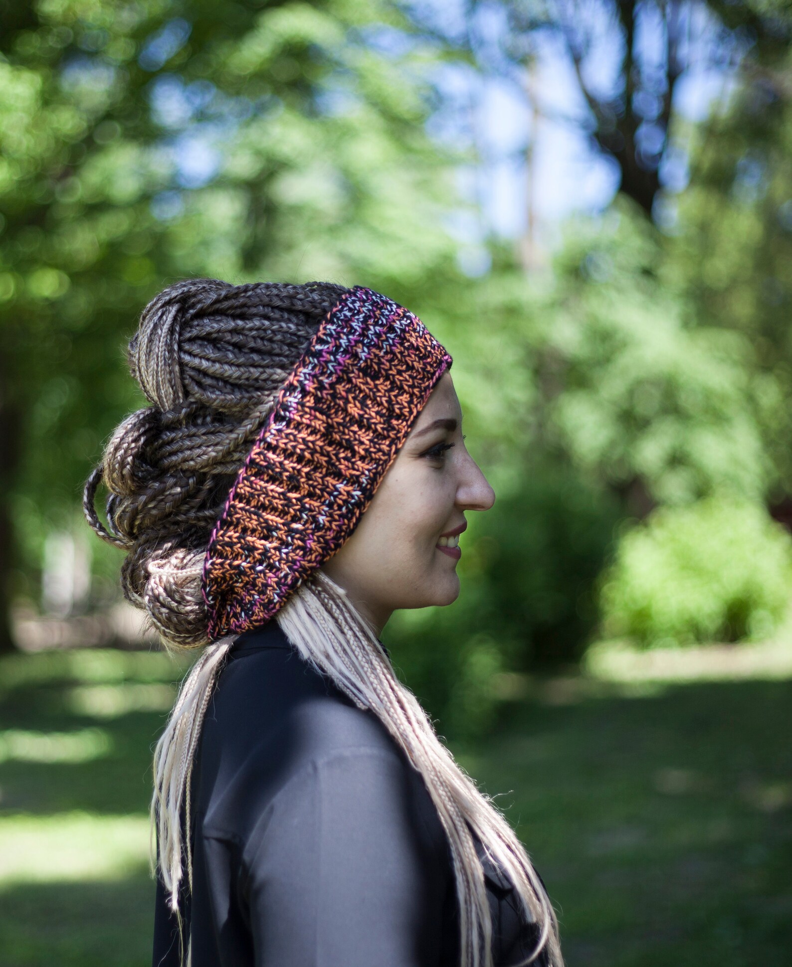 Chunky Dread Band Boho Headband for Dreadlocks Braids Ear | Etsy