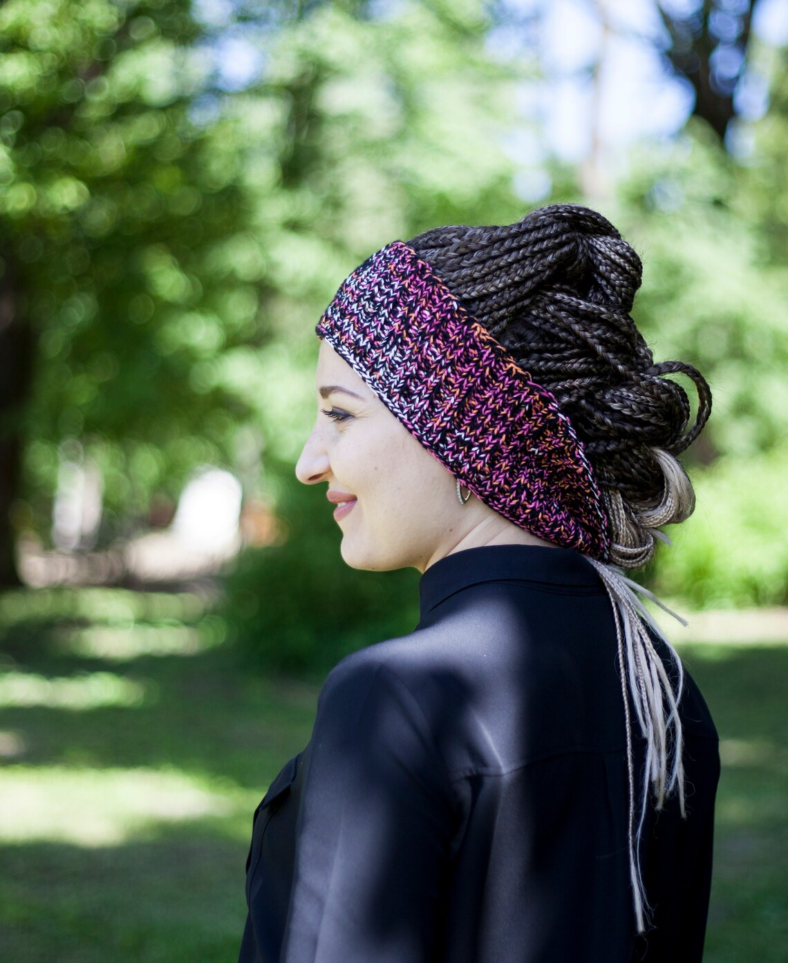 Chunky Dread Band Boho Headband for Dreadlocks Braids Ear | Etsy