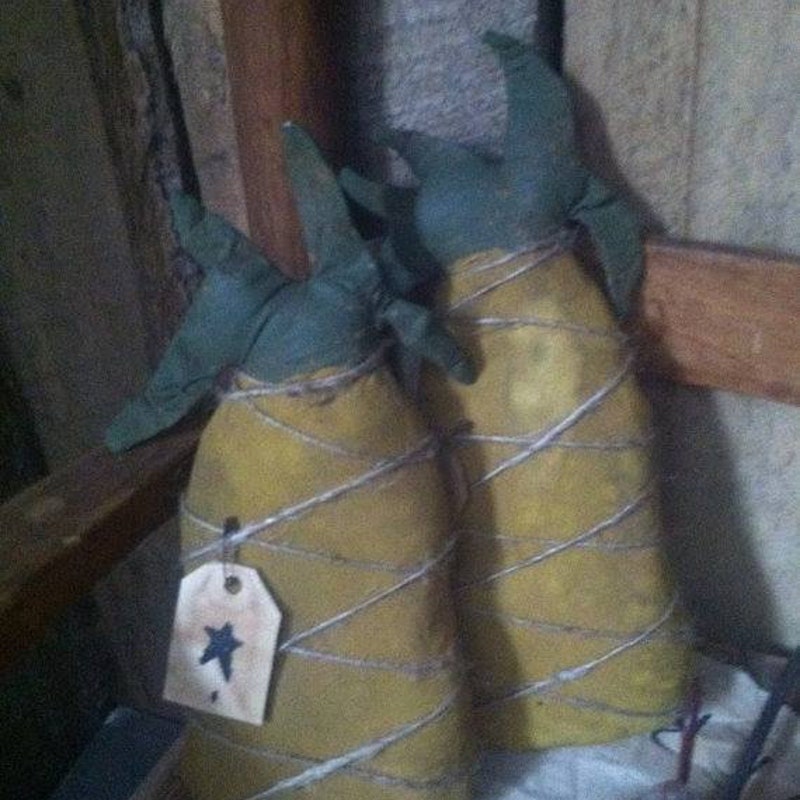 Primitive Pineapple - Etsy